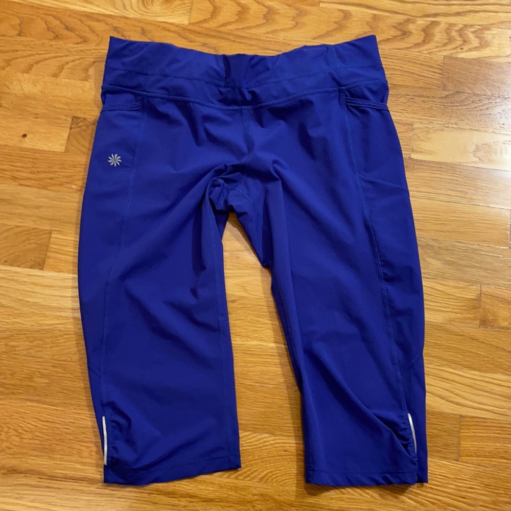 Royal Blue Athleta Bike Capri - Euc - Gem